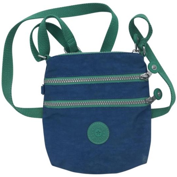 Kipling | Bags | Kipling Blue Nylon Small Crossbody Bag | Poshmark
